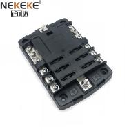 China 6 Way Blade Fuse Holder Negative Bolck Box Without Cover Witch Screw Terminal For Marine Boat for sale