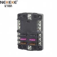 China 6 Way Blade Fuse Holder Negative Bolck Box Without Cover Witch Screw Terminal For Marine Boat for sale