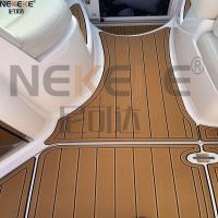 China Chaparral Signature 290 2005 Swim Step Cockpit EVA Faux Teak Deck Mat Marine Flooring Pad for sale