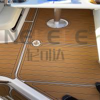 China Chaparral Signature 290 2005 Swim Step Cockpit EVA Faux Teak Deck Mat Marine Flooring Pad for sale