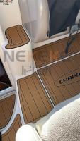 China Chaparral Signature 290 2005 Swim Step Cockpit EVA Faux Teak Deck Mat Marine Flooring Pad for sale