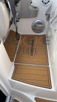 China Chaparral Signature 290 2005 Swim Step Cockpit EVA Faux Teak Deck Mat Marine Flooring Pad for sale