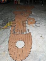China Chaparral Signature 290 2005 Swim Step Cockpit EVA Faux Teak Deck Mat Marine Flooring Pad for sale