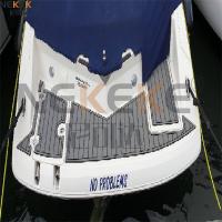 China 2003 Regal 2200 Bowrider Swim Platform EVA Faux Teak Deck Mat Marine Flooring Pad for sale
