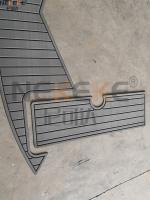China 2003 Regal 2200 Bowrider Swim Platform EVA Faux Teak Deck Mat Marine Flooring Pad for sale