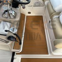 China Sea Ray Sundancer 320 2006 Swim Platform Cockpit Pad 6mm EVA Faux Teak Marine Deck Mat Flooring for sale