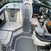 China Super Air Nautique 230 2008 Swim Platform Cockpit Pad 6mm EVA Faux Teak Marine Deck Mat Flooring for sale