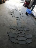 China Super Air Nautique 230 2008 Swim Platform Cockpit Pad 6mm EVA Faux Teak Marine Deck Mat Flooring for sale