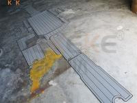 China Super Air Nautique 230 2008 Swim Platform Cockpit Pad 6mm EVA Faux Teak Marine Deck Mat Flooring for sale
