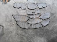 China Super Air Nautique 230 2008 Swim Platform Cockpit Pad 6mm EVA Faux Teak Marine Deck Mat Flooring for sale