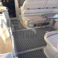 China Maxum 3000 SCR 1999 Swim Platform Cockpit Pad 6mm EVA Faux Teak Marine Deck Mat Flooring for sale