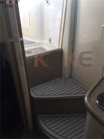 China Maxum 3000 SCR 1999 Swim Platform Cockpit Pad 6mm EVA Faux Teak Marine Deck Mat Flooring for sale