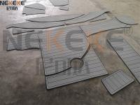 China Maxum 3000 SCR 1999 Swim Platform Cockpit Pad 6mm EVA Faux Teak Marine Deck Mat Flooring for sale