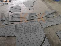 China Maxum 3000 SCR 1999 Swim Platform Cockpit Pad 6mm EVA Faux Teak Marine Deck Mat Flooring for sale
