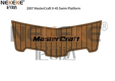 China MasterCraft X-45 2007 Swim Platform Pad 6mm EVA Faux Teak Marine Deck Mat Flooring for sale