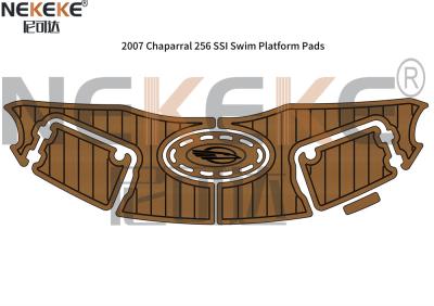 China 2007 Chaparral 256 SSI Swim Platform EVA Faux Teak Deck Mat Marine Flooring Pad With Logo for sale