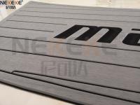 China Malibu MSP1 Swim Platform EVA Faux Teak Deck Mat Marine Flooring Pad With Logo for sale