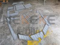 China 2008-2015 Axis A20 Wakeboard Boat Swim Platform Cockpit EVA Faux Teak Deck Mat Flooring Pad for sale