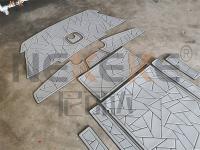 China 2009-2014 Axis A22 Wakeboard Boat Swim Platform Cockpit EVA Faux Teak Deck Mat Flooring Pad for sale