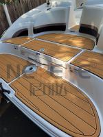 China 2015-2020 Yamaha 240 242 Jet Boat Swim Platform Cockpit EVA Faux Teak Deck Mat Flooring Pad for sale