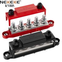 China BB1931-5P Waterproof Marine Bus Bar 5 Way Terminal Block with Nickel Plated Copper and Stainless Steel for Boat Yacht RV for sale
