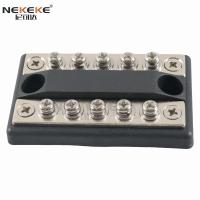 China BB1932-5P Waterproof 5 Way Marine Bus Bar with Nickel Plated Copper for Power Distribution for sale