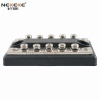 China BB1932-5P Waterproof 5 Way Marine Bus Bar with Nickel Plated Copper for Power Distribution for sale