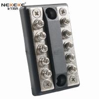 China BB1932-5P Waterproof 5 Way Marine Bus Bar with Nickel Plated Copper for Power Distribution for sale