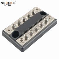 China BB1932-5P Waterproof 5 Way Marine Bus Bar with Nickel Plated Copper for Power Distribution for sale