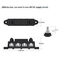 China BB1931-6P Waterproof 6 Way Marine Bus Bar with Nickel Plated Copper for Power Distribution for sale