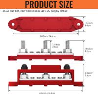 China BB1931-13P 13 Way Waterproof Marine Bus Bar with Nickel Plated Copper for Power Distribution for sale