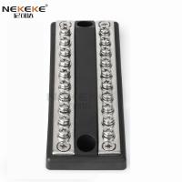 China BB1932-10P Waterproof 10 Way Marine Bus Bar with Nickel Plated Copper for Power Distribution for sale