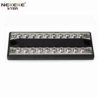 China BB1932-10P Waterproof 10 Way Marine Bus Bar with Nickel Plated Copper for Power Distribution for sale