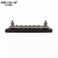 China BB2106 Heavy Duty 150A Rated Current Bus Bar with Tin-Plated Copper and Stainless Steel Hardware for sale