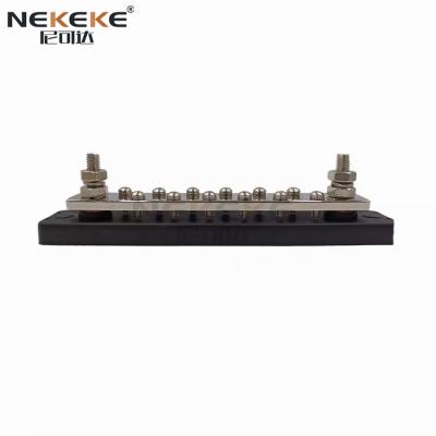 China BB2106 Heavy Duty 150A Rated Current Bus Bar with Tin-Plated Copper and Stainless Steel Hardware for sale