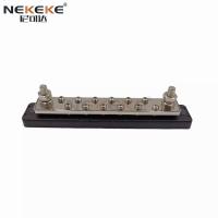 China BB2106 Heavy Duty 150A Rated Current Bus Bar with Tin-Plated Copper and Stainless Steel Hardware for sale