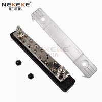 China BB2106 Heavy Duty 150A Rated Current Bus Bar with Tin-Plated Copper and Stainless Steel Hardware for sale