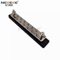China BB2106 Heavy Duty 150A Rated Current Bus Bar with Tin-Plated Copper and Stainless Steel Hardware for sale