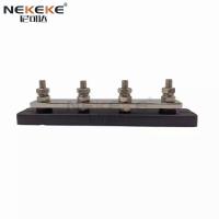 China BB2107 Heavy Duty 150A Rated Current Bus Bar with Tin-Plated Copper and Flame Retardant ABS Terminal Block for sale