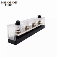 China BB2107 Heavy Duty 150A Rated Current Bus Bar with Tin-Plated Copper and Flame Retardant ABS Terminal Block for sale