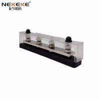 China BB2107 Heavy Duty 150A Rated Current Bus Bar with Tin-Plated Copper and Flame Retardant ABS Terminal Block for sale