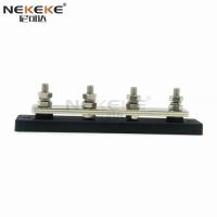 China BB2107 Heavy Duty 150A Rated Current Bus Bar with Tin-Plated Copper and Flame Retardant ABS Terminal Block for sale