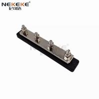 China BB2107 Heavy Duty 150A Rated Current Bus Bar with Tin-Plated Copper and Flame Retardant ABS Terminal Block for sale