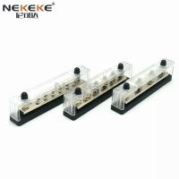 China BB2107 Heavy Duty 150A Rated Current Bus Bar with Tin-Plated Copper and Flame Retardant ABS Terminal Block for sale