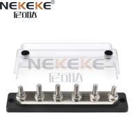 China BB2110C Waterproof 5 Way Marine Bus Bar with Nickel Plated Copper for Power Distribution for sale