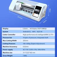 China Hydrogel Tpu Mylar Film Cutting Machine Anti Scratch for sale