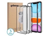 China Anti Scratch 9H 3D Matte Tempered Glass Protector 3 Pack With Install Kit for sale