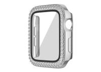 China 2 In 1 Tempered Glass Watch Screen Protector Bling Watch Protection Case for sale