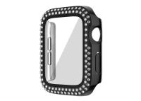 China 2 In 1 Tempered Glass Watch Screen Protector Bling Watch Protection Case for sale