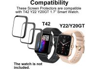 China 1.3inch  Full Coverage Curved Edge Glass Smartwatch Screen Protector 3 PACK for sale